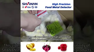 Highly Sensitive Food Metal Detector with Data Display Function