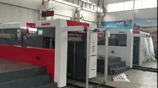 9000s H Automatic Die Cutting Machine Cardboard Partition Carton Box Making Machine