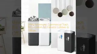 Outdoor Trash Bin Stainless Steel