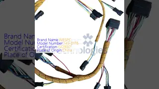 China Wiring Harness 145-0176 Engine Electrical Harness For Heavy Duty Equipment for sale