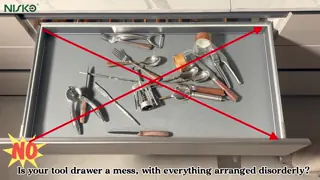 NISKO Cutlery Trays: Organize Messy Drawers (Styles & Materials Demo)