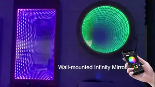 Interactive Sensory LED Infinity Wall Panel