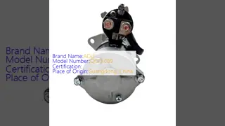 Changan GS4 Starter 8215003ASV0100 New Quality