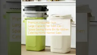 Elegant Stainless Steel Trash Can