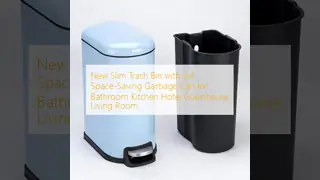 Slim Trash Bin Space Saver