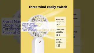 Mini Portable Fan Cools You Anywhere