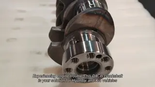 Hyundai Kia D4CB Crankshaft 231114A010