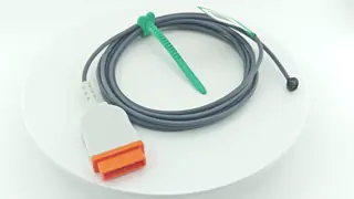 China Temperature Adapter Probe For GE Marquette 11 Pin Compatible use with YSI temperature Probe for sale