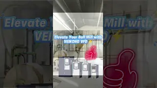 Veikong VFD works for ball mill machine with great feedback from clients
