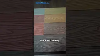 external WPC decking