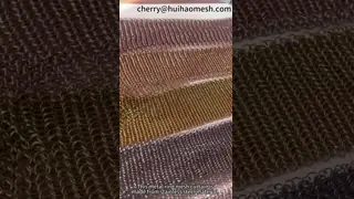 China 1.2X10MM Fireplace Mesh Curtain, Metal Mesh Curtain Panels For Space Divider for sale