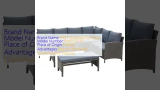 China Commercial Outdoor Sectional Sofa Set with Powder-Coated Aluminum Frame and Handwoven PE Rattan for 500KG Max Load Capacity for sale