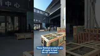 Container Loaded For USA Doors And Windows Project