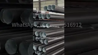 Swaged Tubular Poles: Strong, Lightweight & Durable!#PowerTransmission#SteelPoles#Innovation#Energy
