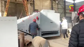 Mesh belt dryer is being shipped.