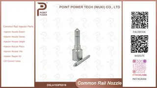 High Speed Steel Diesel Fuel Injector Nozzle DSLA153P5518 / Dsla153p5518