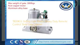 1800KG Heavy Duty Sliding Gate Motor Opener