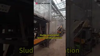 Learn about sludge granulation production lines used for organic fertilizer processing.