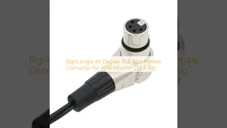 0 Degree XLR  Pin Female Connector ARRI Monitor DSLR Rig
