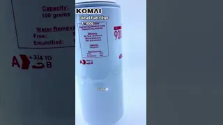 KOMAI Diesel Fuel Filter 3089916 600-311-3111 901-228 4095189 for Komatsu PC650-6A PC600-6A and Hita