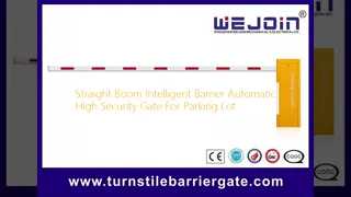 Automatic Barrier Gate For Parking Lots