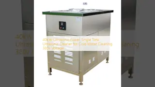 40KW Industrial Ultrasonic Cleaner Cold Water