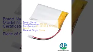 500mAh Lipo Battery for Beauty Devices
