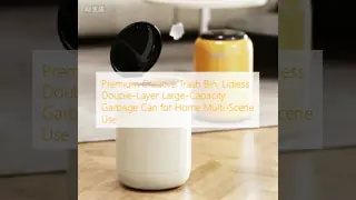 Stylish Wheeled Trash Bin