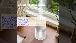 Quiet Mini Humidifier Color LED USB Powered