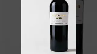 Custom Gold Foil Embossed Printed Labels Waterproof Textured Paper Stickers for Red Wine Bot