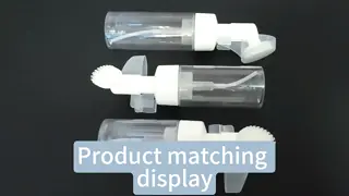 China 42mm 43mm Personal Care Packaging Soft Silicone Brush Foam Pump for Shampoo Bottle for sale