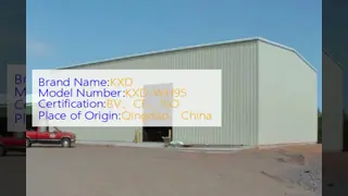 Prefab Steel Workshop Warehouse Quick Build