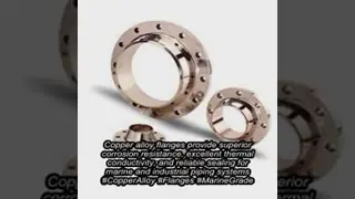Copper Alloy Flanges: Durable corrosion resistance for industrial piping systems.