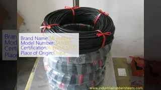 FKM Fluorubber Cord Industrial Seals Acid Resistant