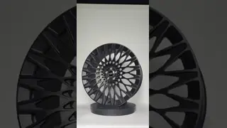 Multi Spokes Satin Black 1-PC Forged Rims 18