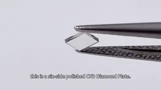 Six-Side Polished CVD Diamond Plate: A Rare Find in Precision Engineering