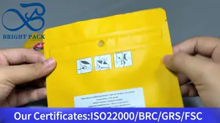 Yellow children's protective bag