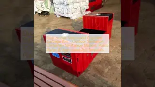 Durable Outdoor Steel Bins