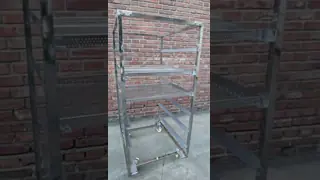 Professional 304 316 Stainless Steel Baking Drying Cooling Trolley with Trays