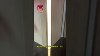 Aluminum LED Decorative Trim | Linear Lighting Profile for Modern Interior