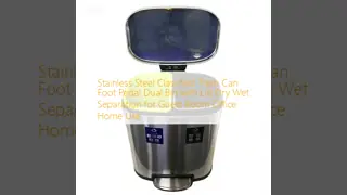 Classified Stainless Steel Trash Can