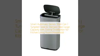 Outdoor Stainless Steel Trash Can