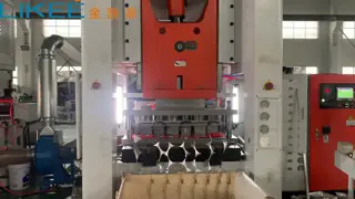 LK-T63 aluminum foil container making machine operation