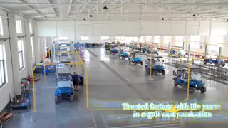 China EV Golf Cart with EPS Power Steering 5KW HSLT Motor 48V 150Ah Lithium Battery and Stable Anti Slip Tires for Smooth Ride for sale