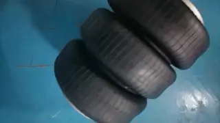 Industrial Air Spring 3B20F-2P03 Triple Convoluted Air Bag Max Stroke 315MM