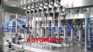 Automatic glass dropper bottle filling line