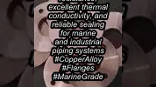 **Copper Alloy Flanges – Premium Performance for Corrosive Marine & Industrial Environments**