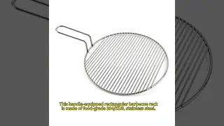 Bar welding Handle-style Barbecue Grill Net Firm Structure
