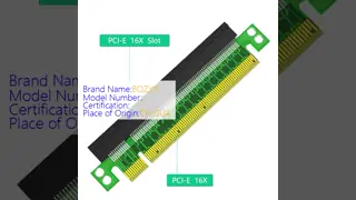 180 Degree PCI Express Riser Card
