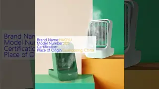 Cooling Fan Humidifier 1200mAh Battery